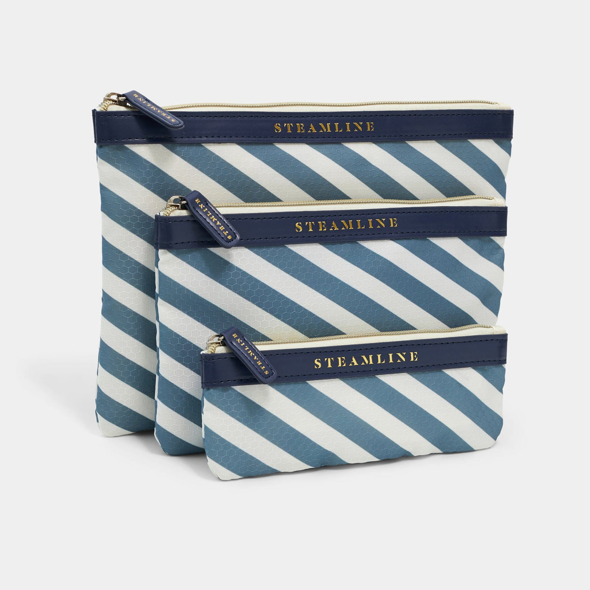 The Signature Stripe Cosmetic Case Set | SteamLine Luggage Cosmetic ...