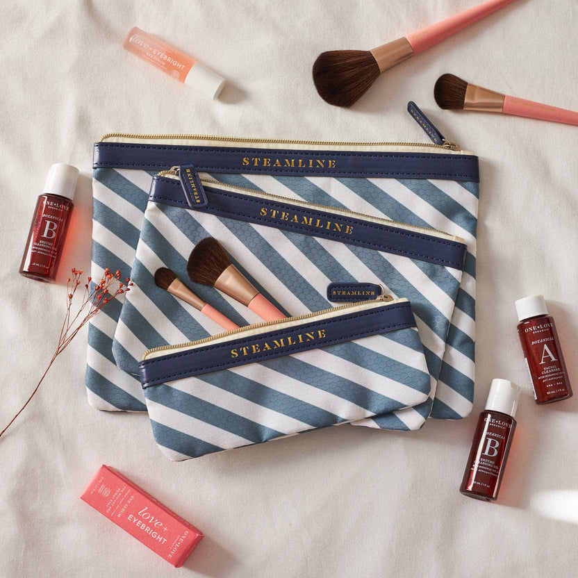 The Signature Stripe Cosmetic Case Set | SteamLine Luggage Cosmetic ...