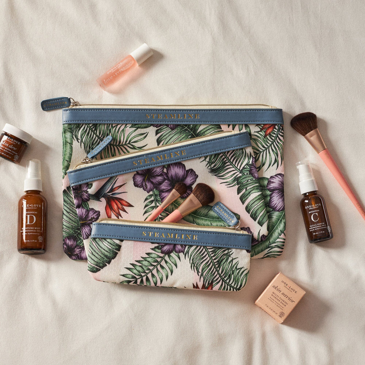 The Botanist Cosmetic Case Set | SteamLine Luggage Cosmetic Case Sets