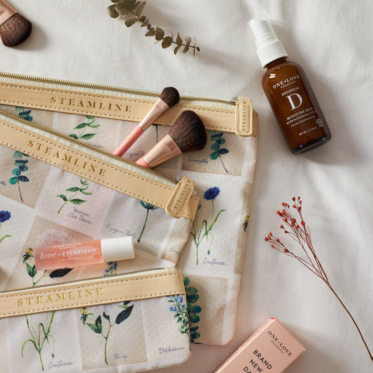 The Illustrator Blue Cosmetic Case Set | SteamLine Luggage Cosmetic ...