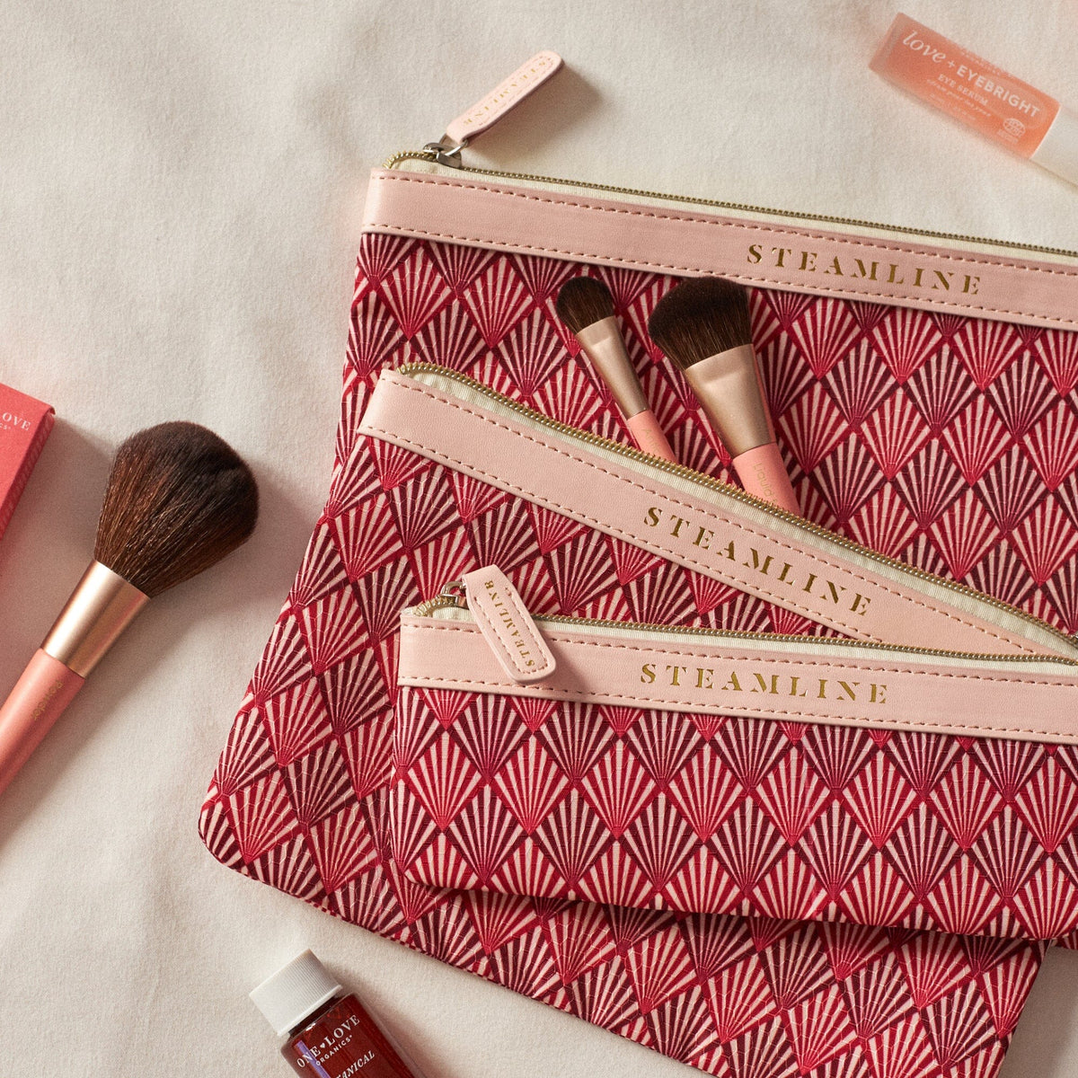 The Art Geo Cosmetic Case Set | SteamLine Luggage Cosmetic Case Sets