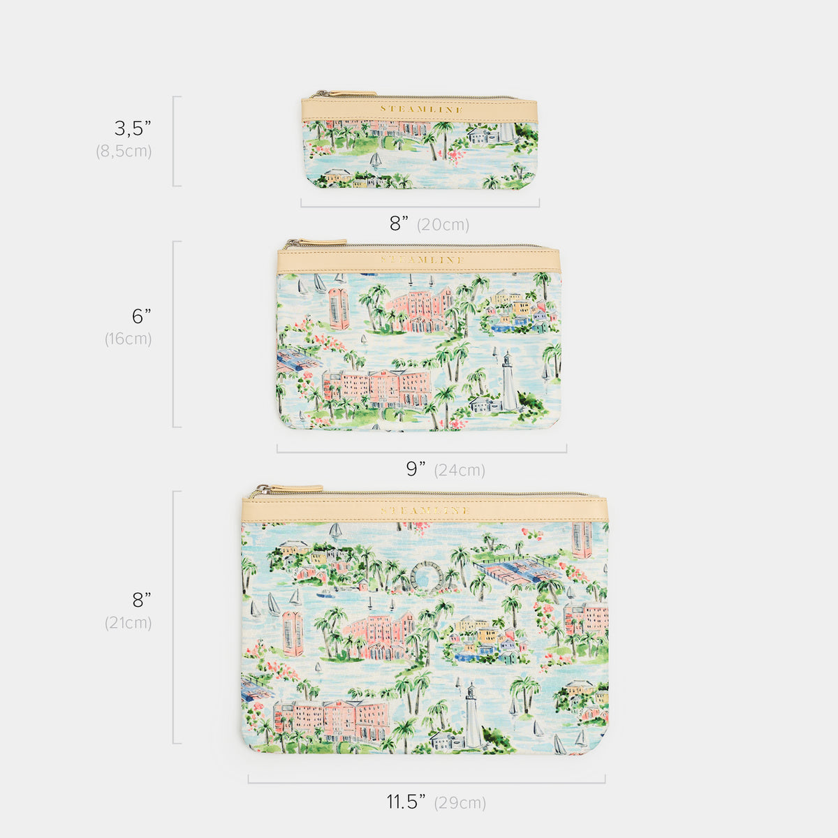 The Hamilton Princess Cosmetic Case Set | SteamLine Luggage Cosmetic ...