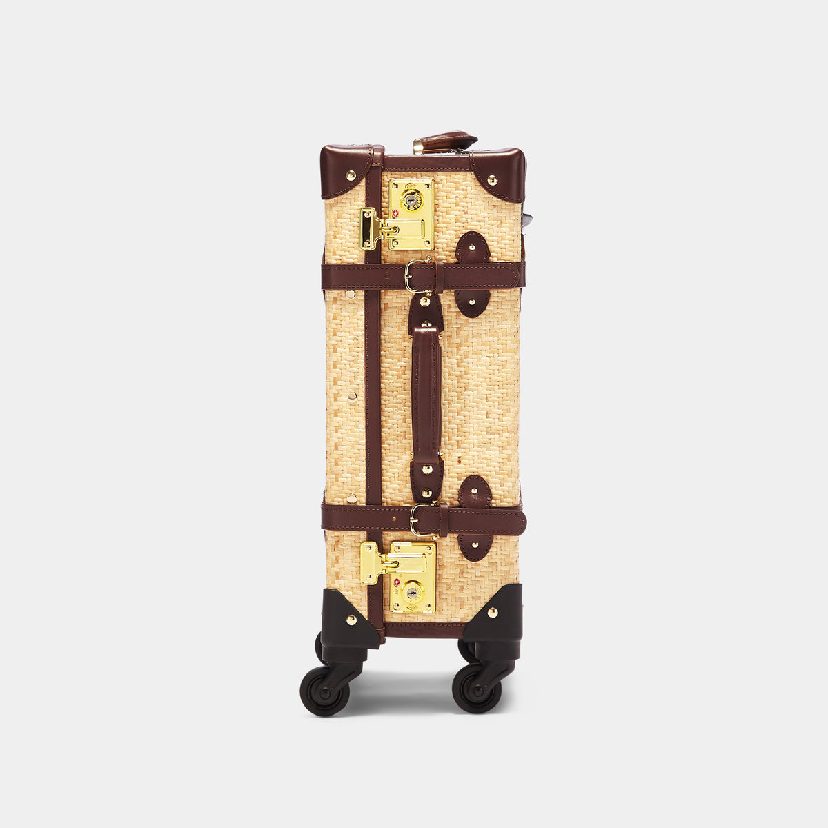 The Explorer 2.0 Carryon | Rolling Rattan Suitcase Designer Luggage Sets