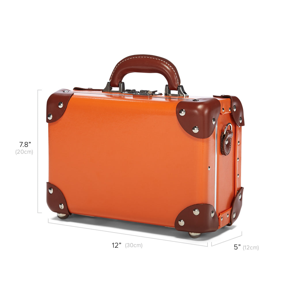 The Orange Architect Travel Vanity Luggage | Small Vintage Suitcase ...