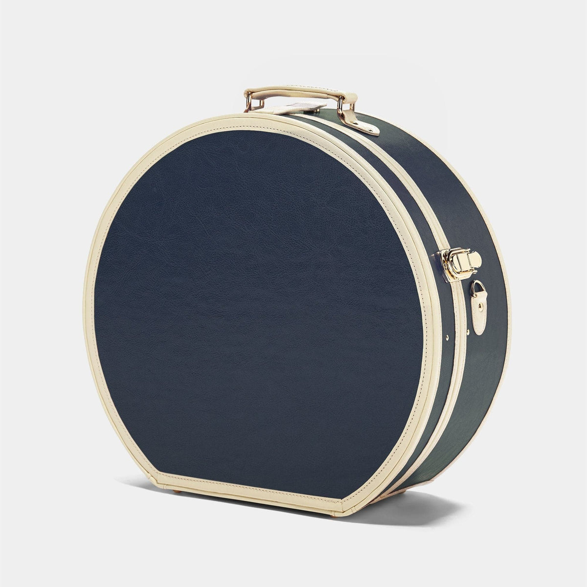 The Navy Entrepreneur Deluxe Hatbox | Retro Style Hat Box Luggage