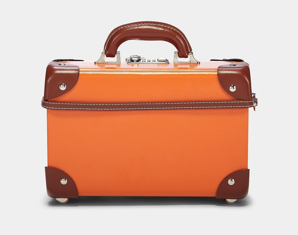 The Orange Architect Travel Vanity Luggage | Small Vintage Suitcase