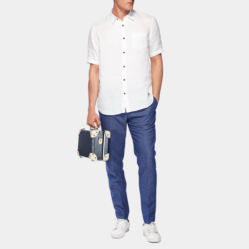 The Navy Architect Vanity | Small Vintage Suitcase Trunk Luggage Case ...