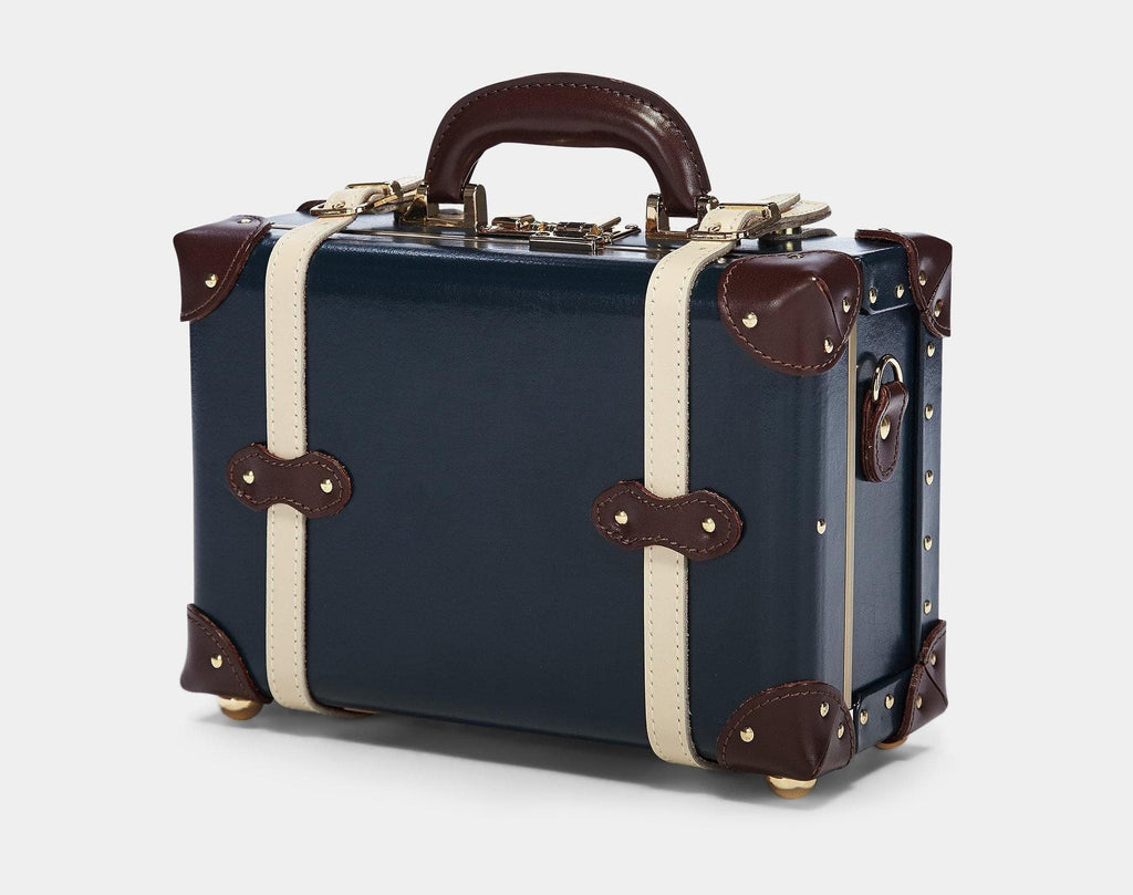 The Navy Architect Vanity | Old Fashioned Luggage Travel Vanity Case ...