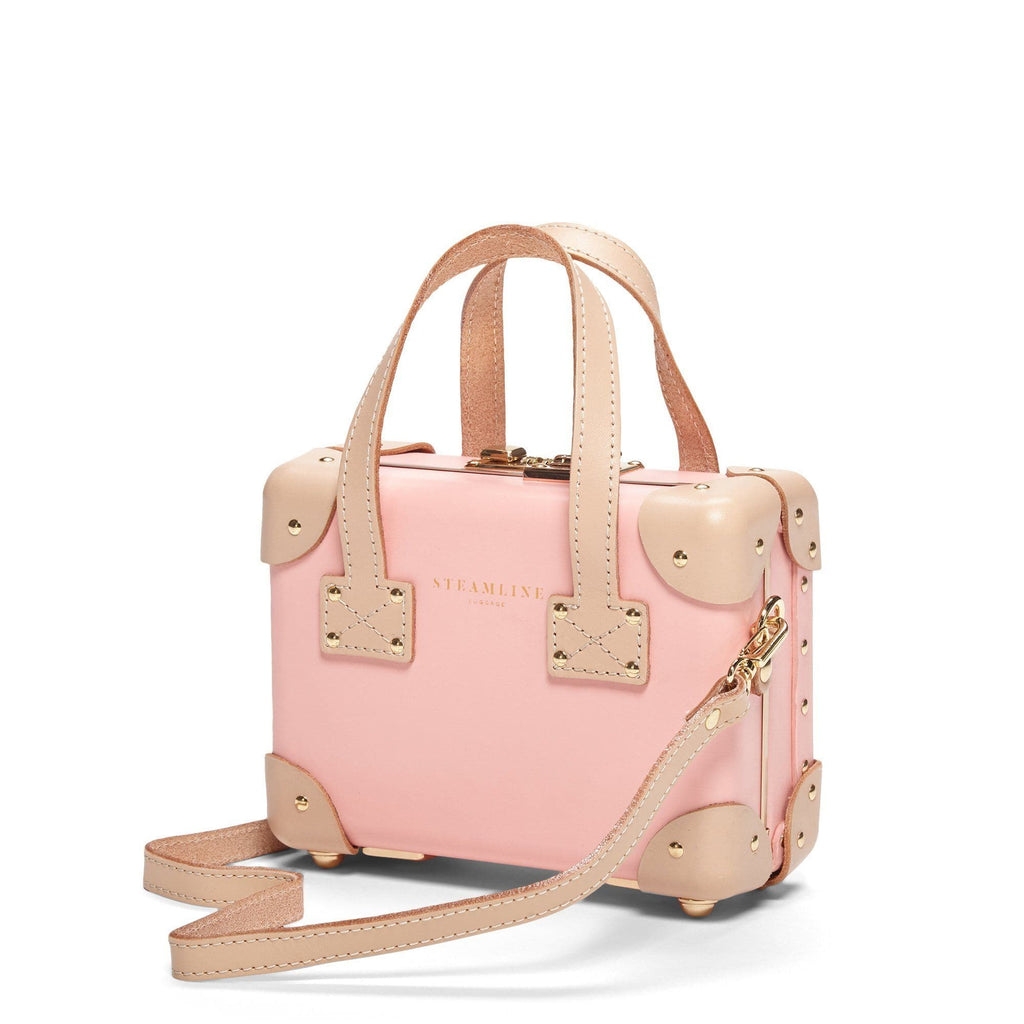 The Pink Correspondent Mini | Small Vintage Style Steamer Trunk Purse ...