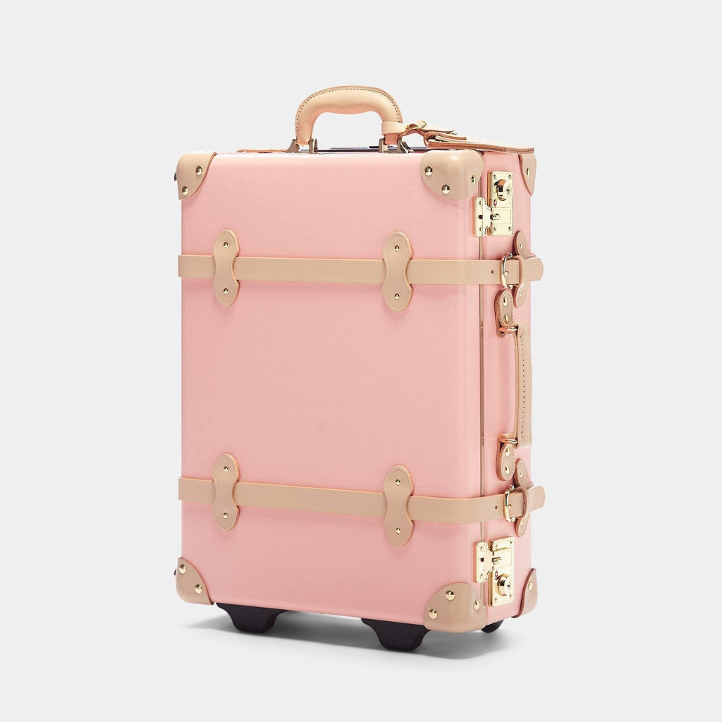 The Pink Correspondent | Carry On Vintage Style Luggage Pink Suitcase ...