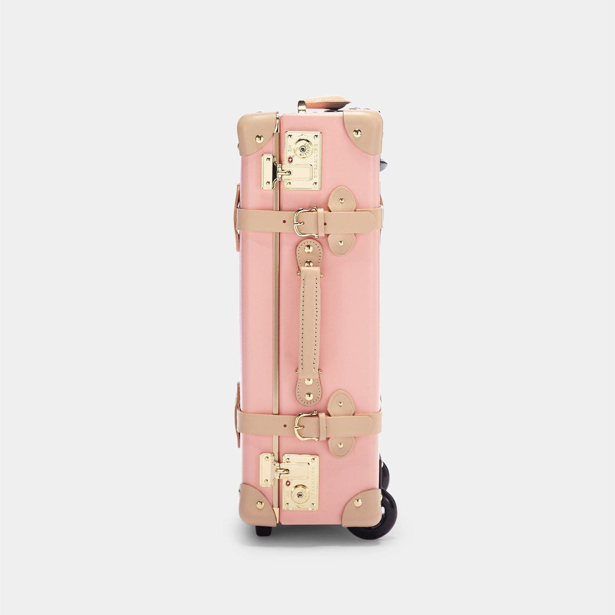 The Pink Correspondent | Carry On Vintage Style Luggage Pink Suitcase