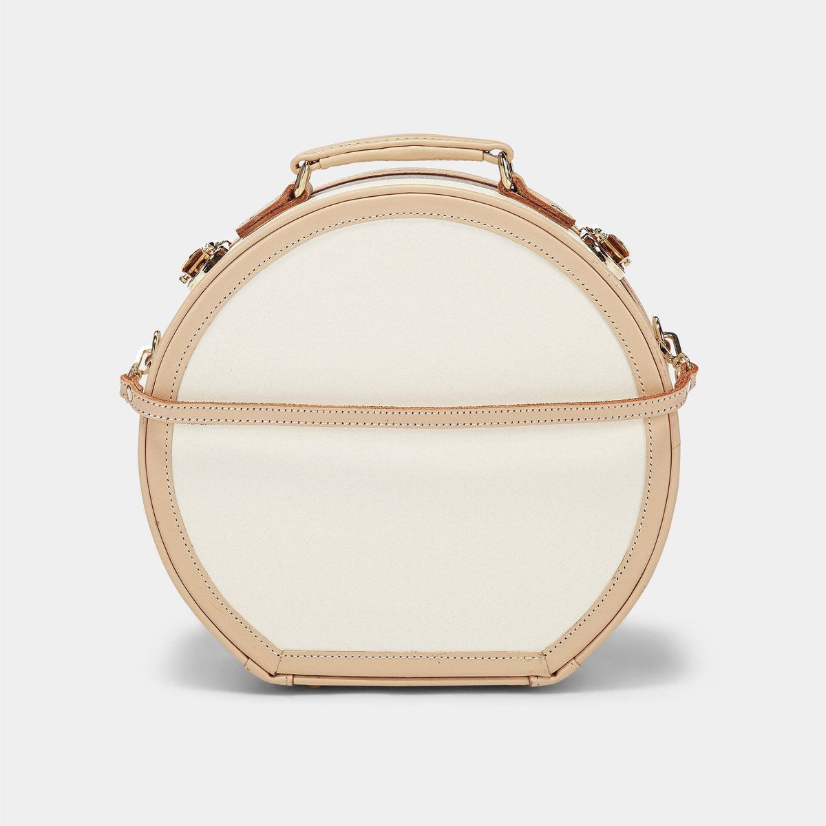 The Sweetheart Small Hat Box Luggage | Round Luxury Suitcase for Her